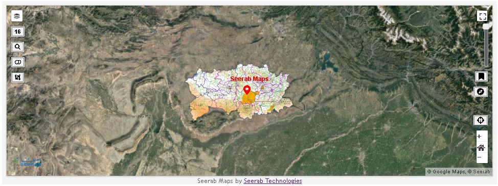Punjab Land Revenue Chakwal District Map • Seerab