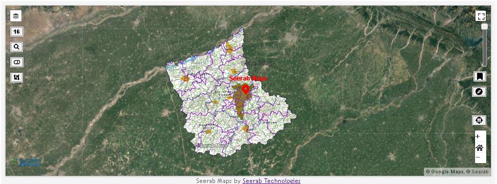Punjab Land Revenue Gujranwala District Map • Seerab